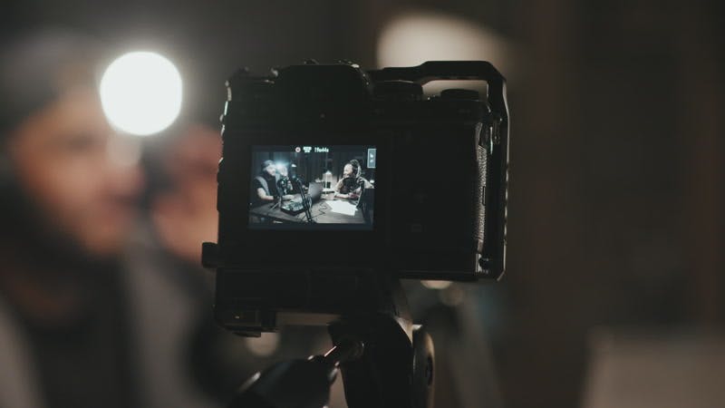 Vlog, Screen, Camera Tripod, Recording by Pressmaster – Stock Footage ...