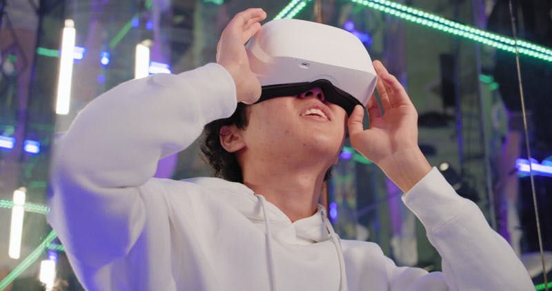 Game Play, Metaverse, Virtual Reality, Playing by Danil Nevsky – Stock ...