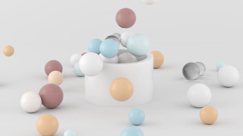Animated, 3d, White Bowl, Pastel Colors by Juanjo McLittle – Stock ...