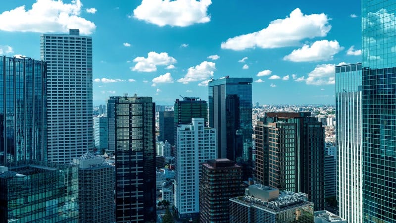 Sky, Skyscrapers, Buildings, City by Justin Tierney – Stock Footage ...