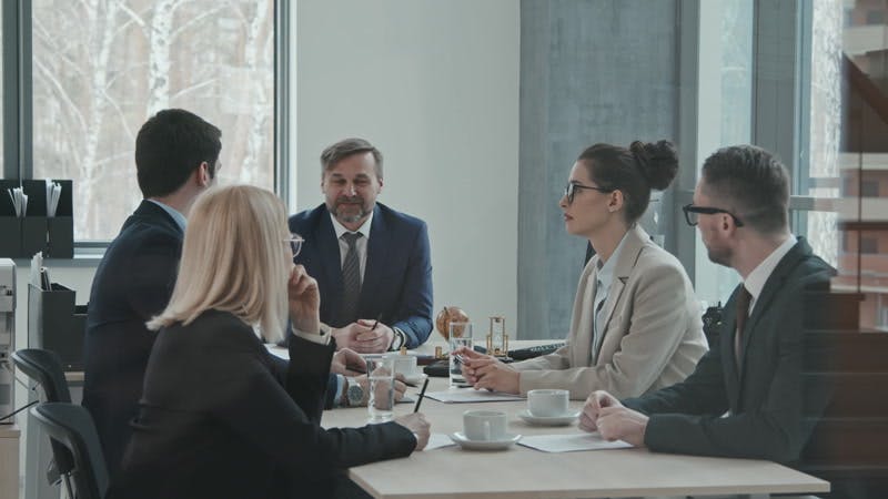 Firm, Businessmen, Suits, Meeting by Pressmaster – Stock Footage | Artlist