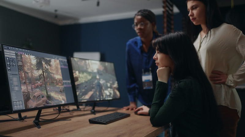 Designers, Gaming, Office, Workers by Evgenii Petrunin – Stock Footage ...