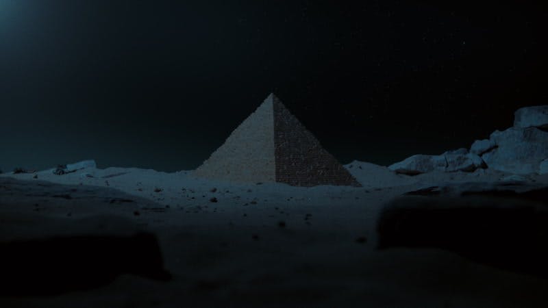 Pyramid, Masonry Structures, Desert, Giza by Omri Ohana – Stock Footage ...