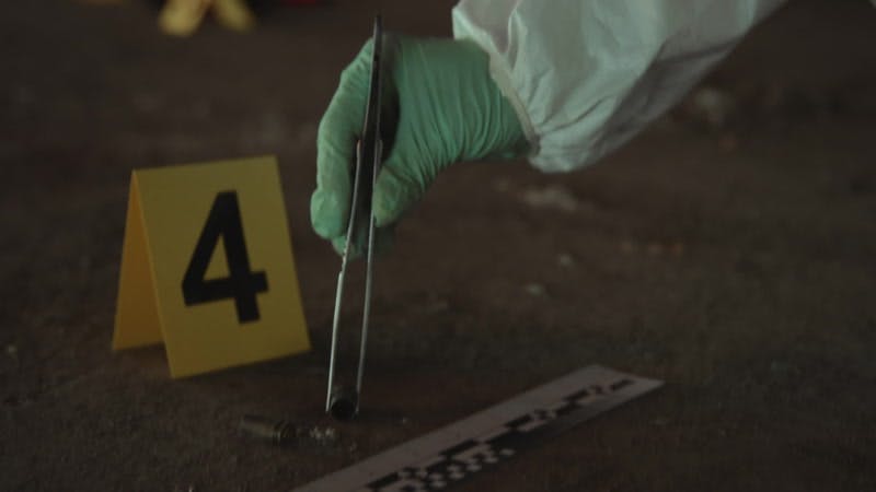 Police, Evidence, Bullet Shells, Investigation by Pressmaster – Stock ...