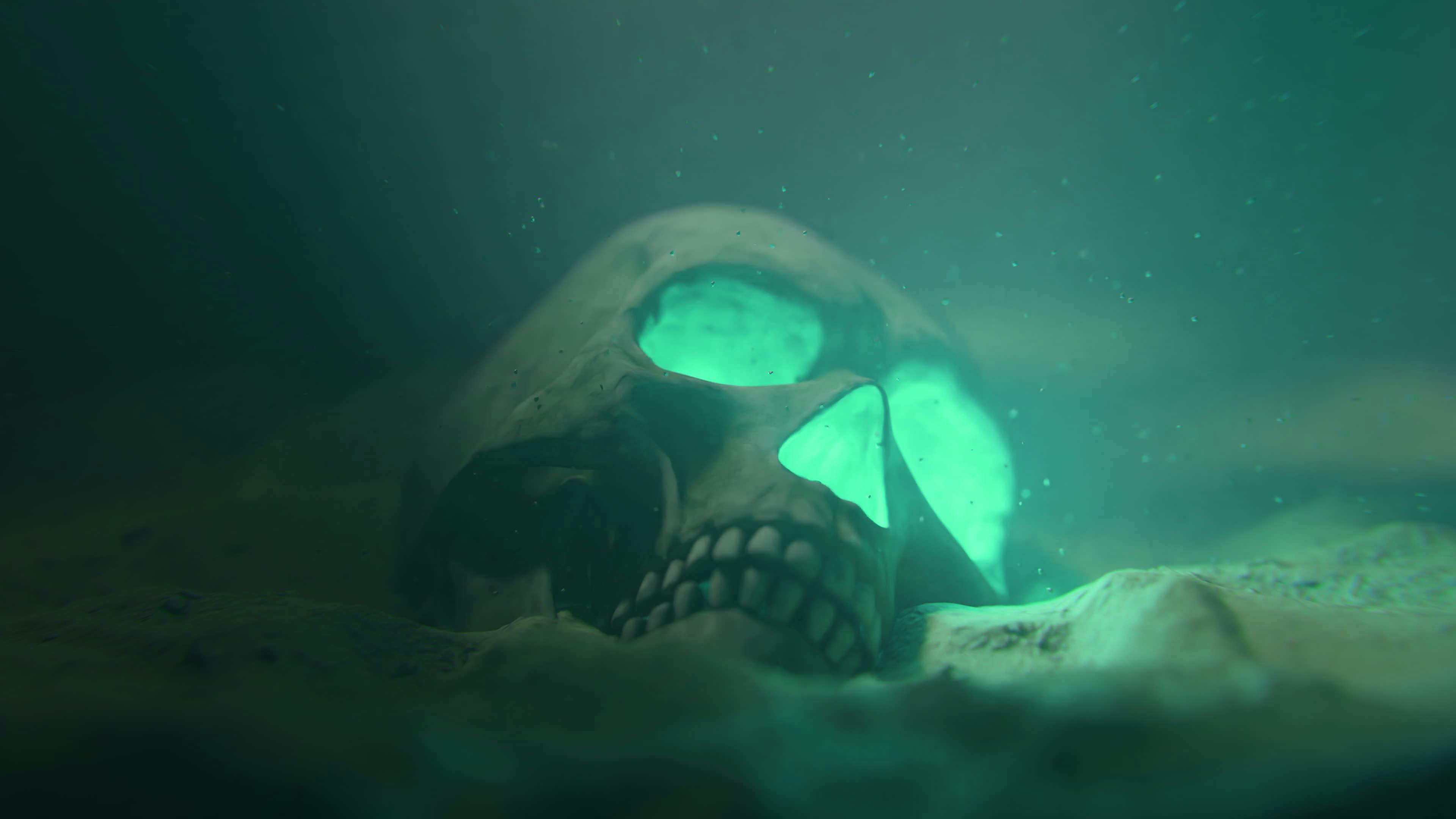 Discover skull-underwater-cgi, a story-driven footage | Artlist