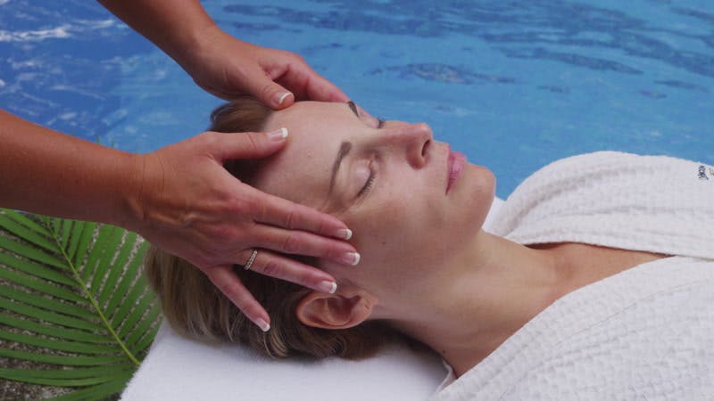 Pool, Head Rub, Spa, Resting by Via Films – Stock Footage | Artlist