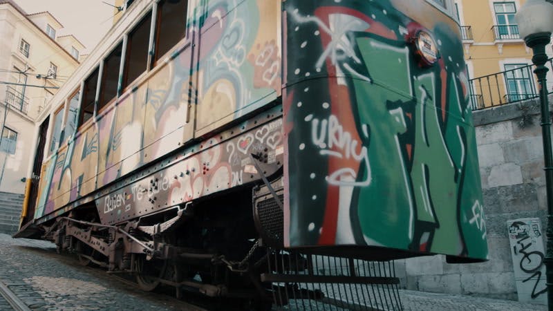 Street, Train, City, Cart by jmg-visuals – Stock Footage | Artlist