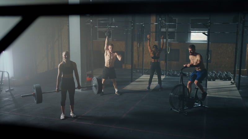 Crossfit, Gym, Muscles, Exercise by Evgenii Petrunin – Stock Footage ...