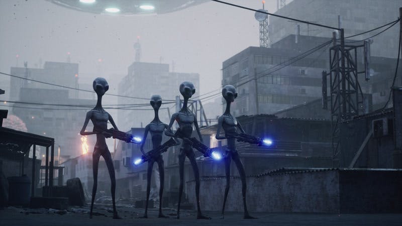 3d, Aliens, Invasion, Weapon by Savagerus – Stock Footage | Artlist