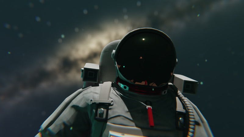 Astronaut, Cgi, 3d, Galaxy by Finn Moeller – Stock Footage | Artlist