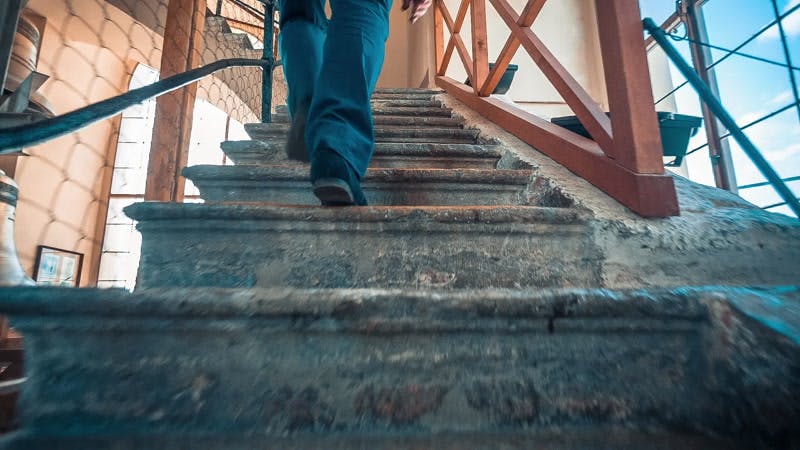 Man, Clock Tower, Steps, Stairs by Timelab Pro – Stock Footage | Artlist