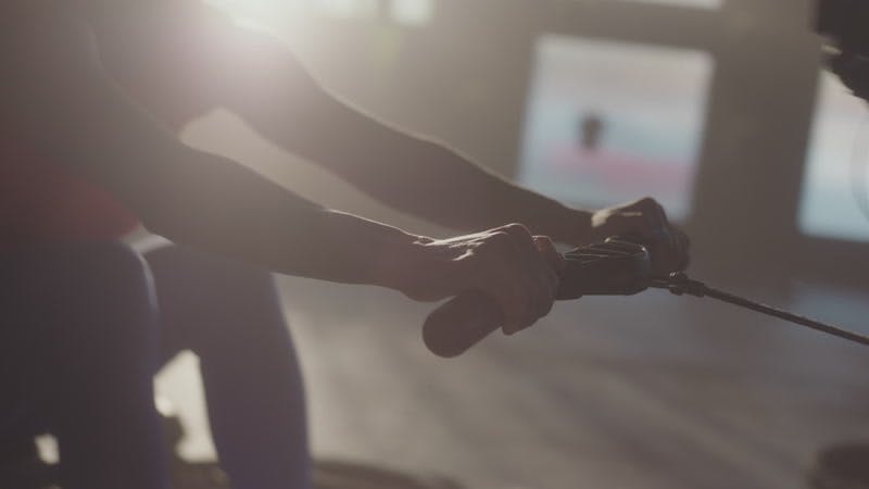 Seated Cable Row, Exercise, Woman, Gym by Videophilia – Stock Footage ...