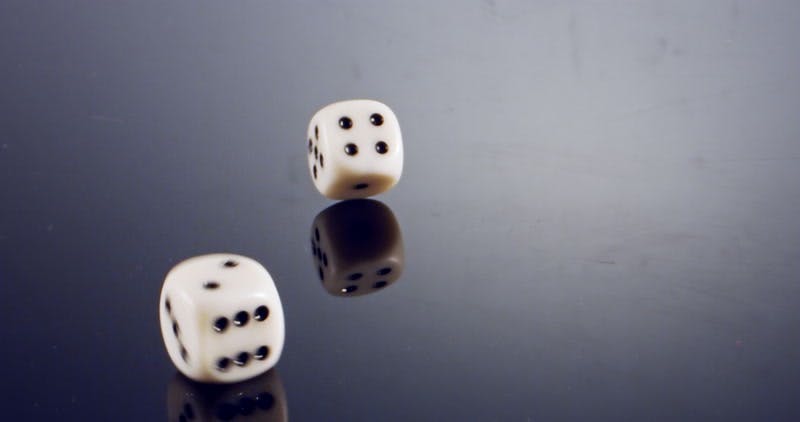 Surface, Reflective, Dice, Rolling Dice by The Stock Studio – Stock ...