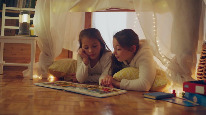 Game, Blanket-fort, Home, Homemade by Ross Hillier – Stock Footage ...