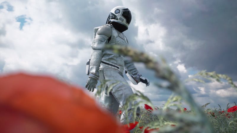 Space Suit, Clouds, Cgi, Flower Field by Savagerus – Stock Footage ...