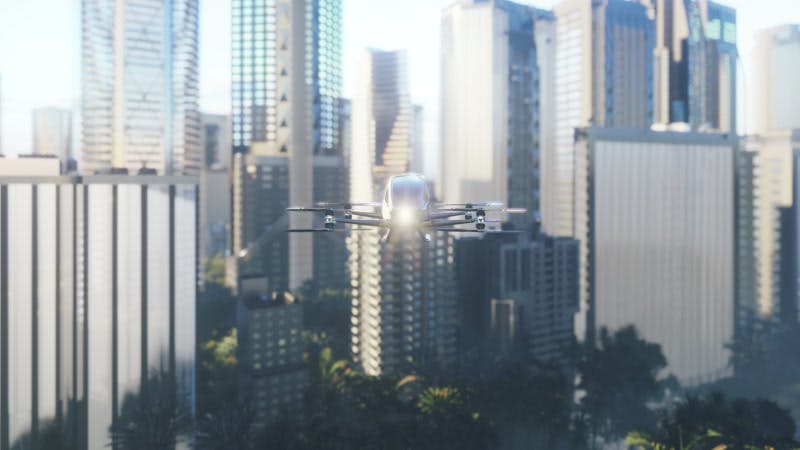 City, Flying, Flight, Cgi by Savagerus – Stock Footage | Artlist