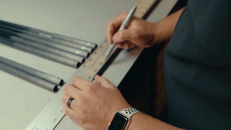 Ruler, Metal, Marker, Production by Zac Zlatic – Stock Footage | Artlist