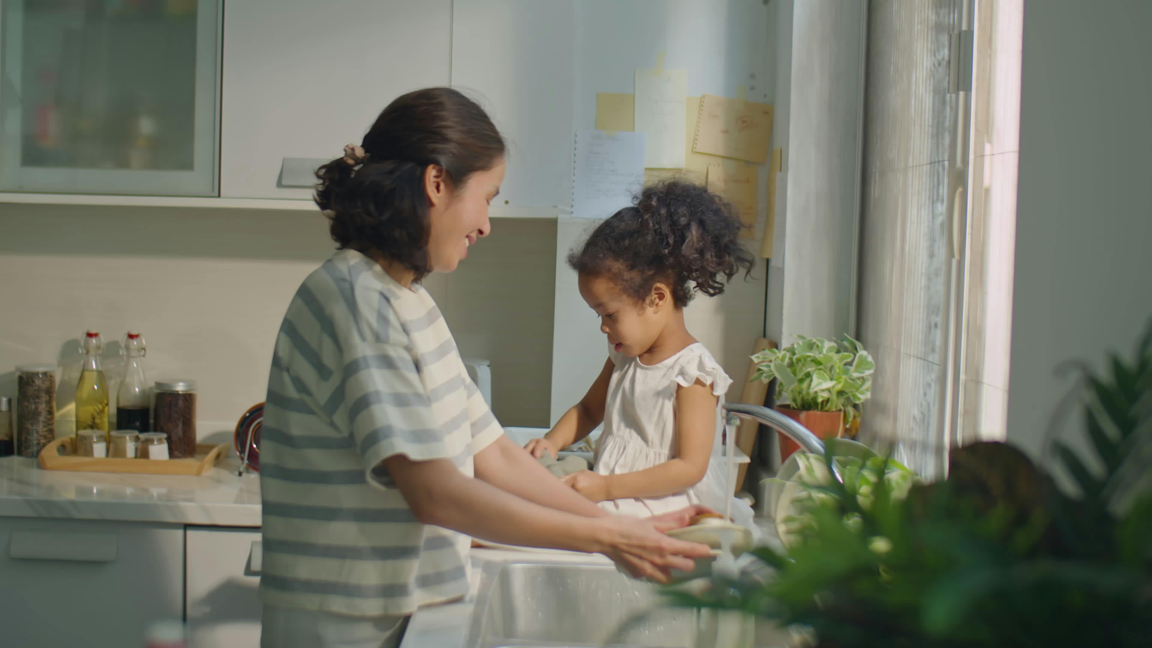 Discover mother-and-daughter-homelife, a story-driven footage | Artlist