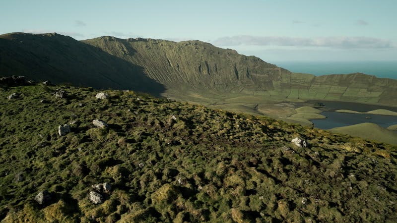 Corvo Island, Portugal, Volcano, Azores by jmg-visuals – Stock Footage ...