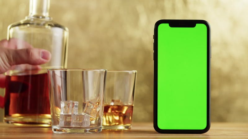 Brandy, Liquid, Beverage, Green Screen by Eleven Studio – Stock Footage ...