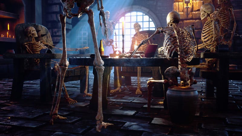 Skeletons, Playing, Scary, Cgi by Savagerus – Stock Footage | Artlist
