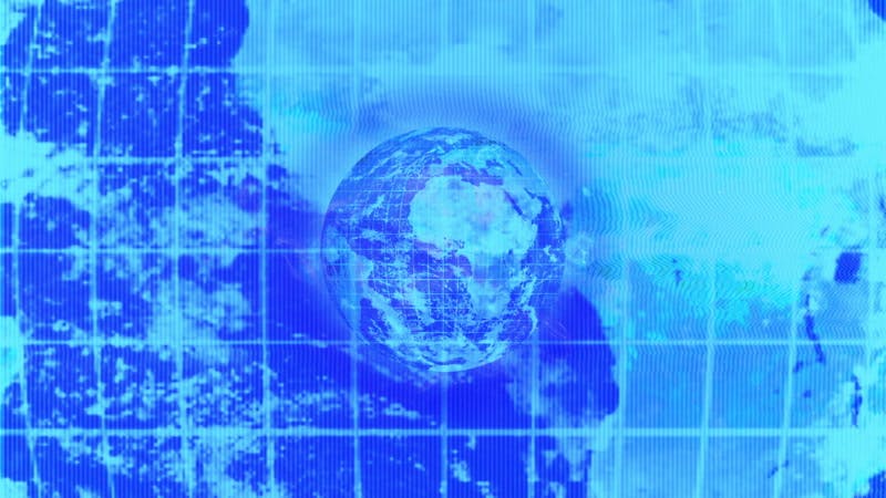 Earth, Glitch, Spinning, Globe by Hermit Sage Creative Studio – Stock ...