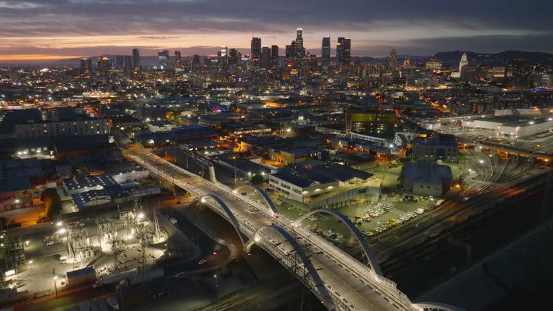 Los Angeles, Bridge, City, United States Of America by 21 Aerials ...