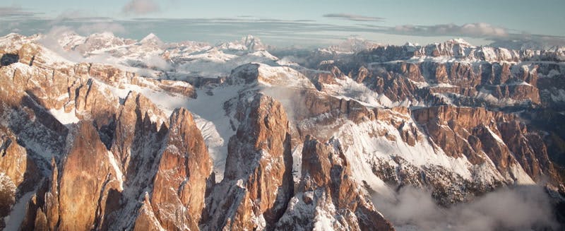 Mountain Range, High Altitude, Cliffs, Snow by 5Kdigitalfilm – Stock ...