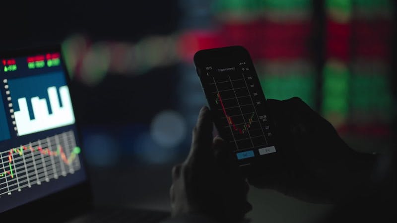 Phone, Cell Phone, Trading, Broker by Evgenii Petrunin – Stock Footage ...