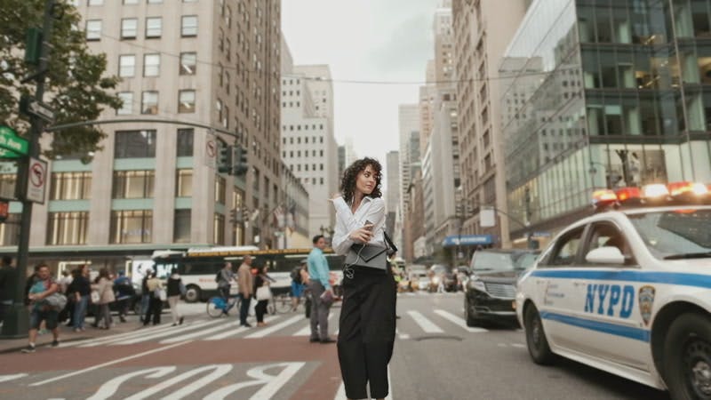 Police, Crosswalk, Street, New York by Cinematic Vision – Stock Footage ...