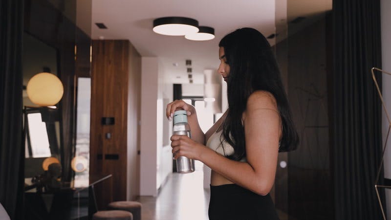 Water, Replenish, Living Room, Women by Pavel Daniliuk – Stock Footage ...
