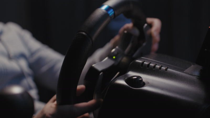 Man, Driving Simulator, Racing Simulator, Steering Wheel by Piotrek ...