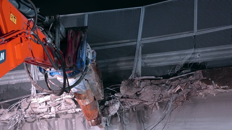 Construction Site, Wrecking, Excavator, Destruction by Escape Routine ...