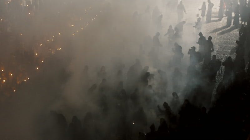 Smoke, Faith, Holy Week, Jesus Christ by Alejandro Campollo – Stock ...