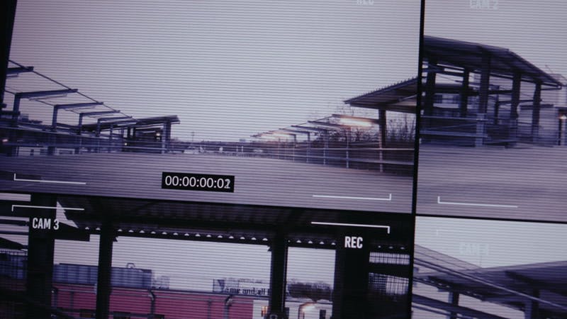Surveillance Camera, Rec Frame, Timecode, Parking Lot by Thomas Gellert ...