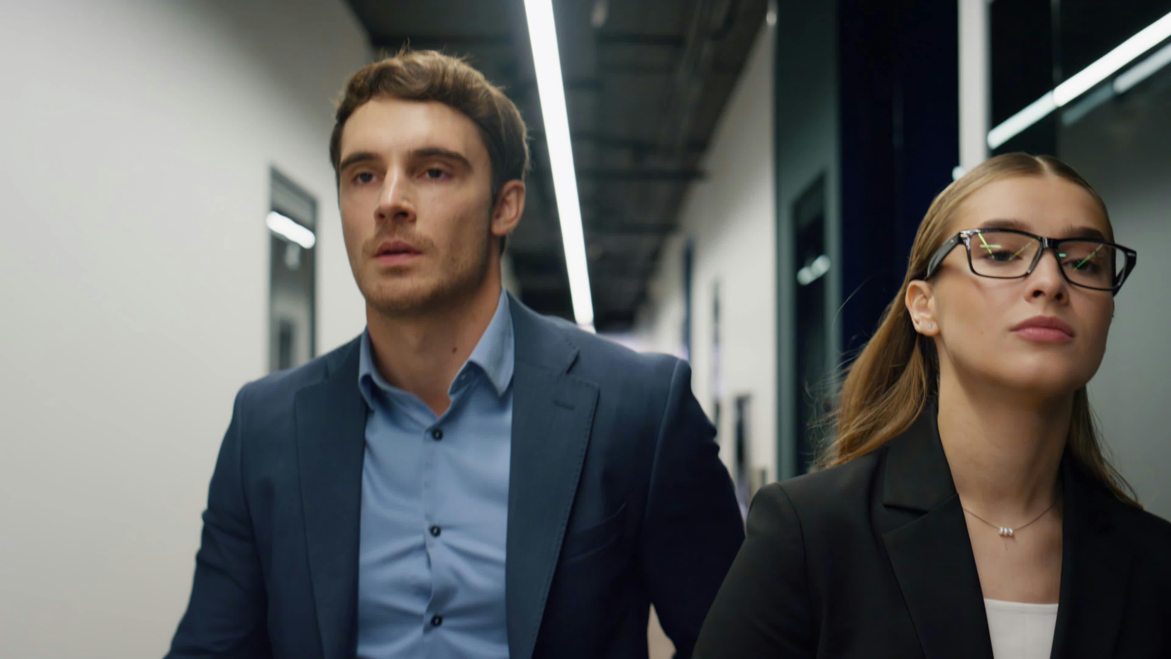 Discover colleagues-hallway-talk, a story-driven footage | Artlist