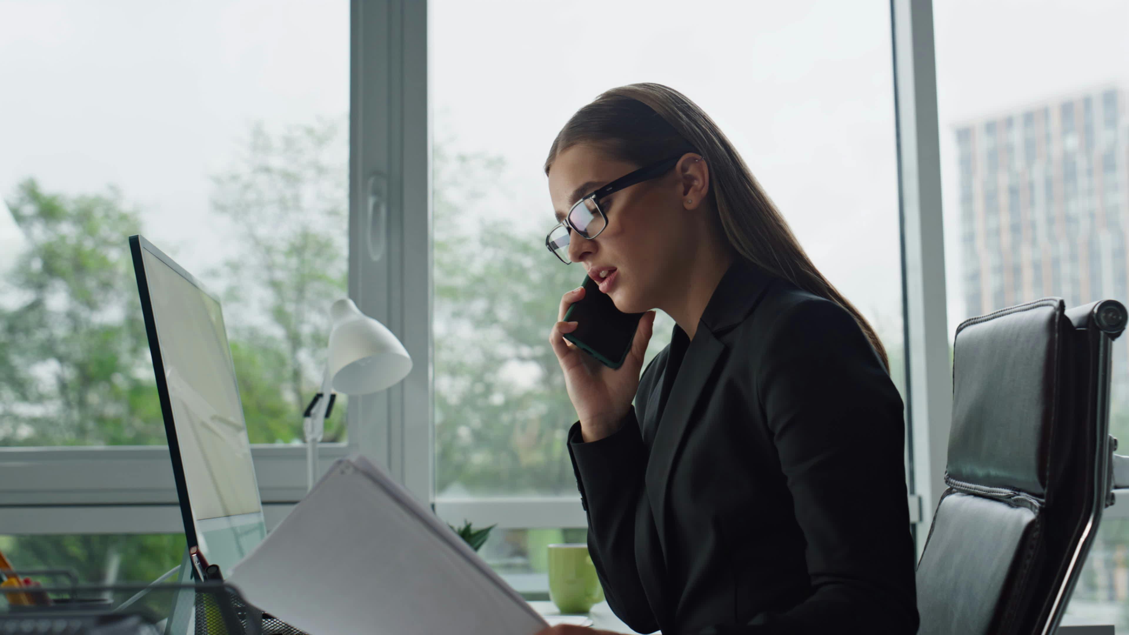 Discover making-a-phone-call-at-the-office, a story-driven footage ...
