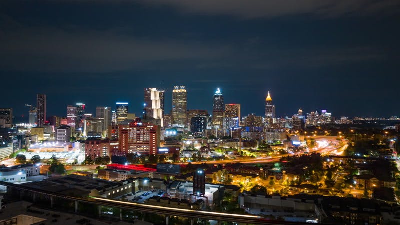 Atlanta, Buildings, Skyscrapers, Skyline by Brad Kremer – Stock Footage ...