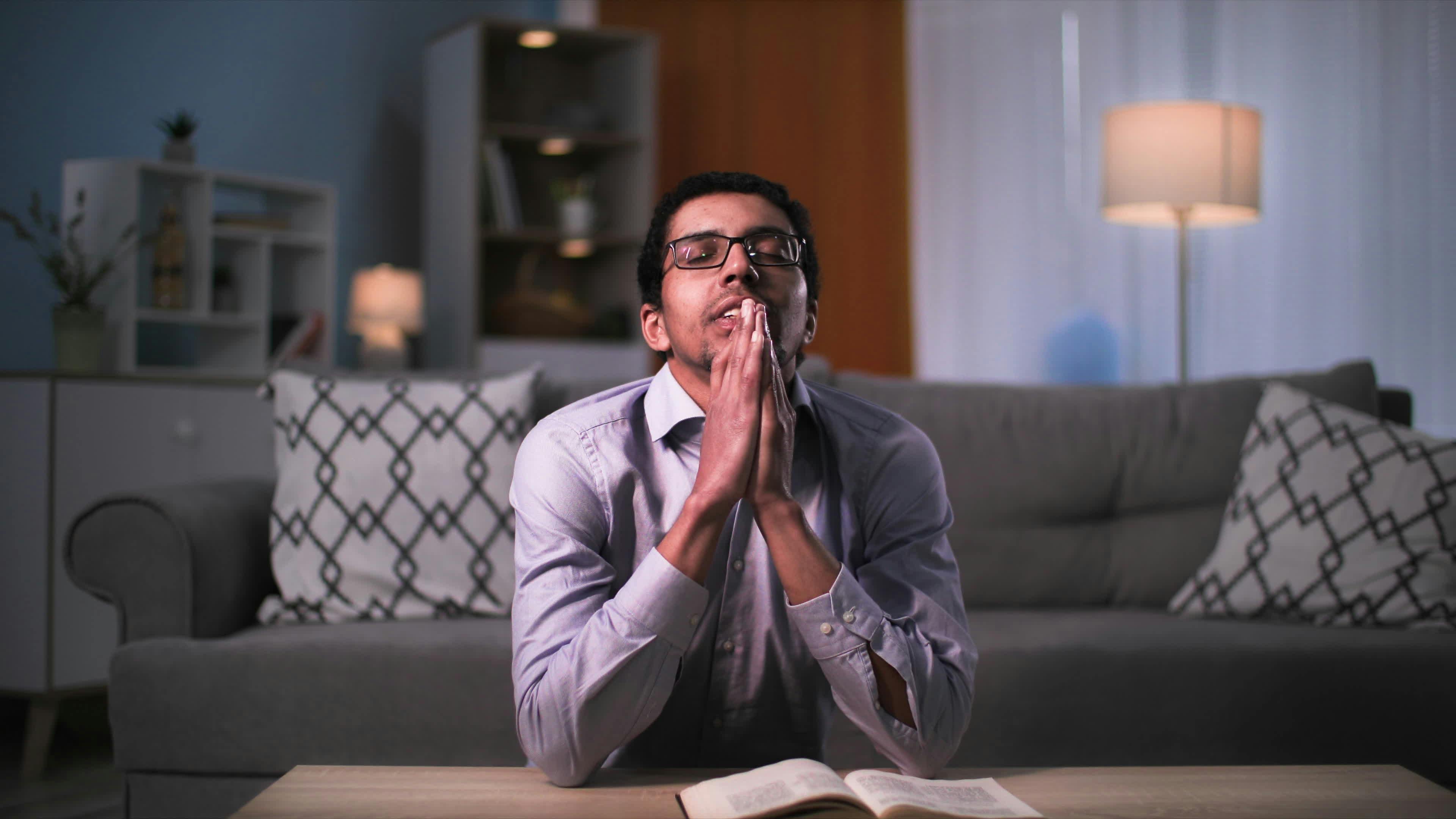 Discover praying-at-home, a story-driven footage | Artlist