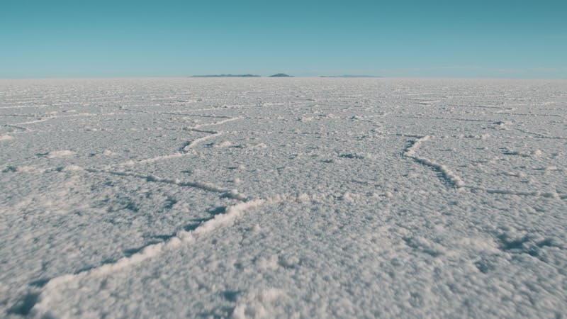 Salt Crystallization, Hexagonal Formations, Salar De Uyuni, Salt by ...