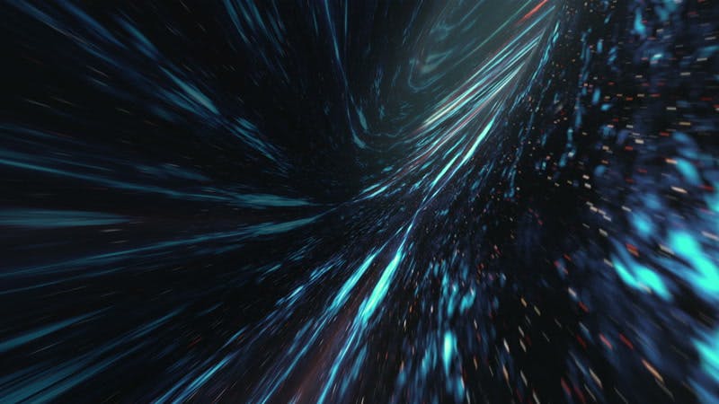Time Warp, Hyperspeed, Tunnel, Blue by Senssorial – Stock Footage | Artlist