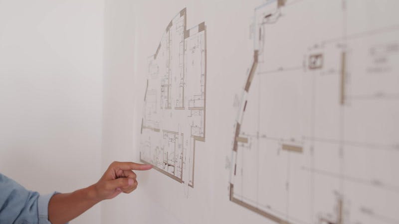 Man, Blueprint, Firm, Office by Pressmaster – Stock Footage | Artlist