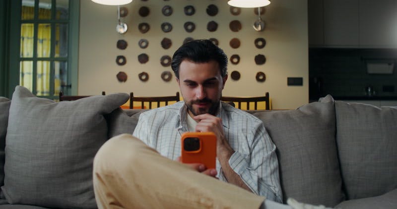 Man, Device, Smartphone, Mobile Phone by M-ART production – Stock ...