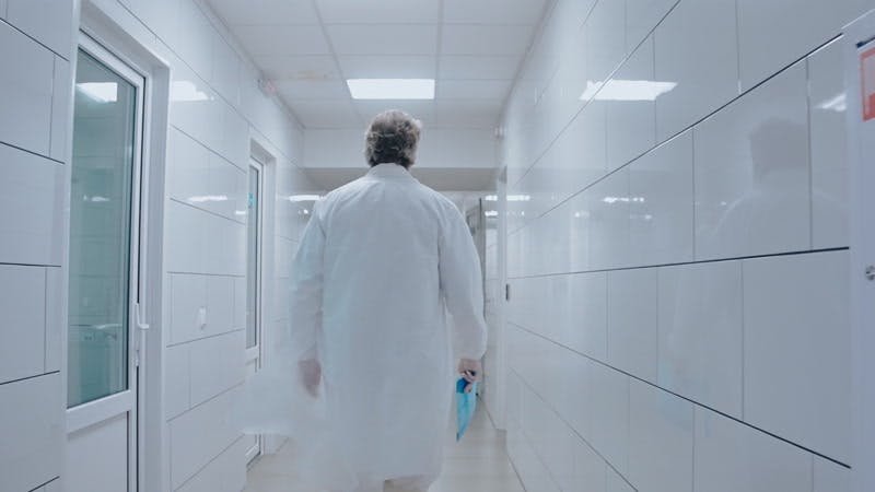 Laboratory, Pandemic, Sterile, Walking by Pavel Daniliuk – Stock ...