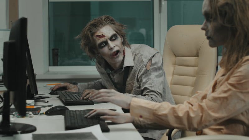 Horror, Mutant, Computer Keyboard, Desk by Pressmaster – Stock Footage ...