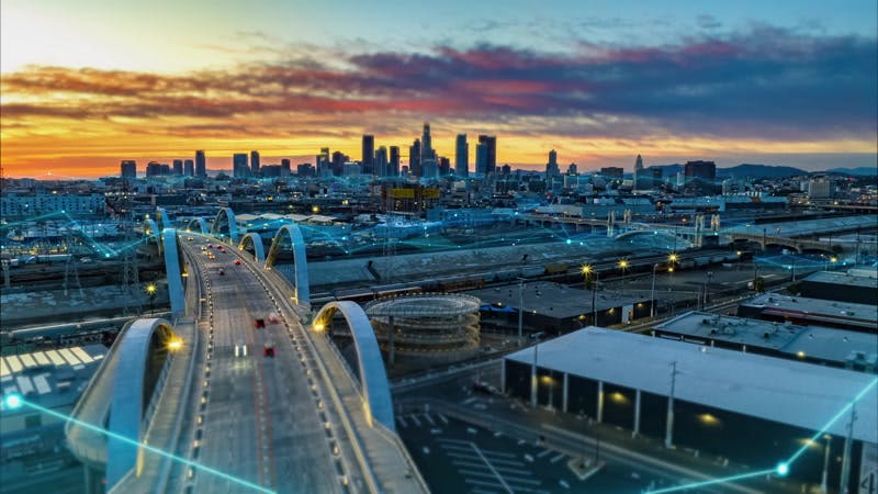 Traffic, Bridge, Vfx, Global by 21 Aerials – Stock Footage | Artlist
