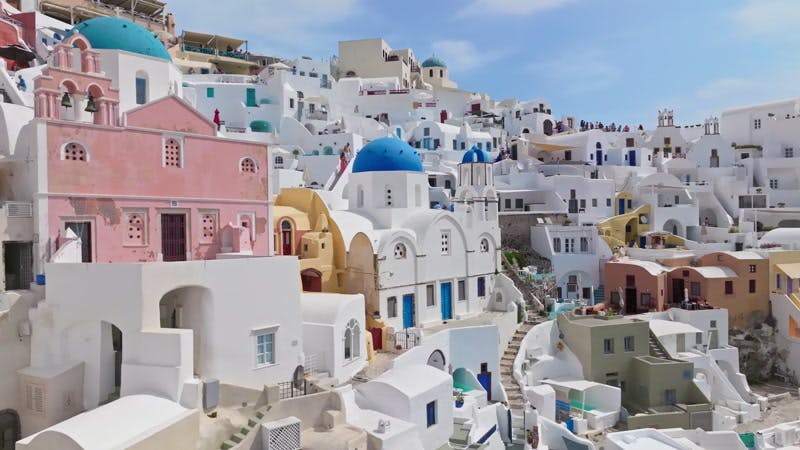 Drone, Greece, Resort Town, Picturesque by Chris Giatrakos – Stock ...