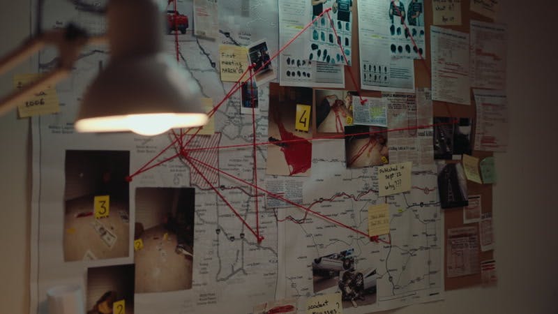 Investigation Board, Mystery, Evidence, Police by Yuki Film – Stock ...