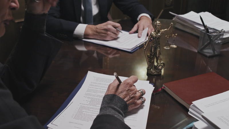 Legal, Paperwork, Contract, Law Firm by Pressmaster – Stock Footage ...