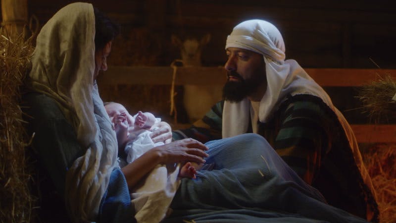 Joseph, Barn, Jesus, Religion by Frame Stock Footage – Stock Footage ...